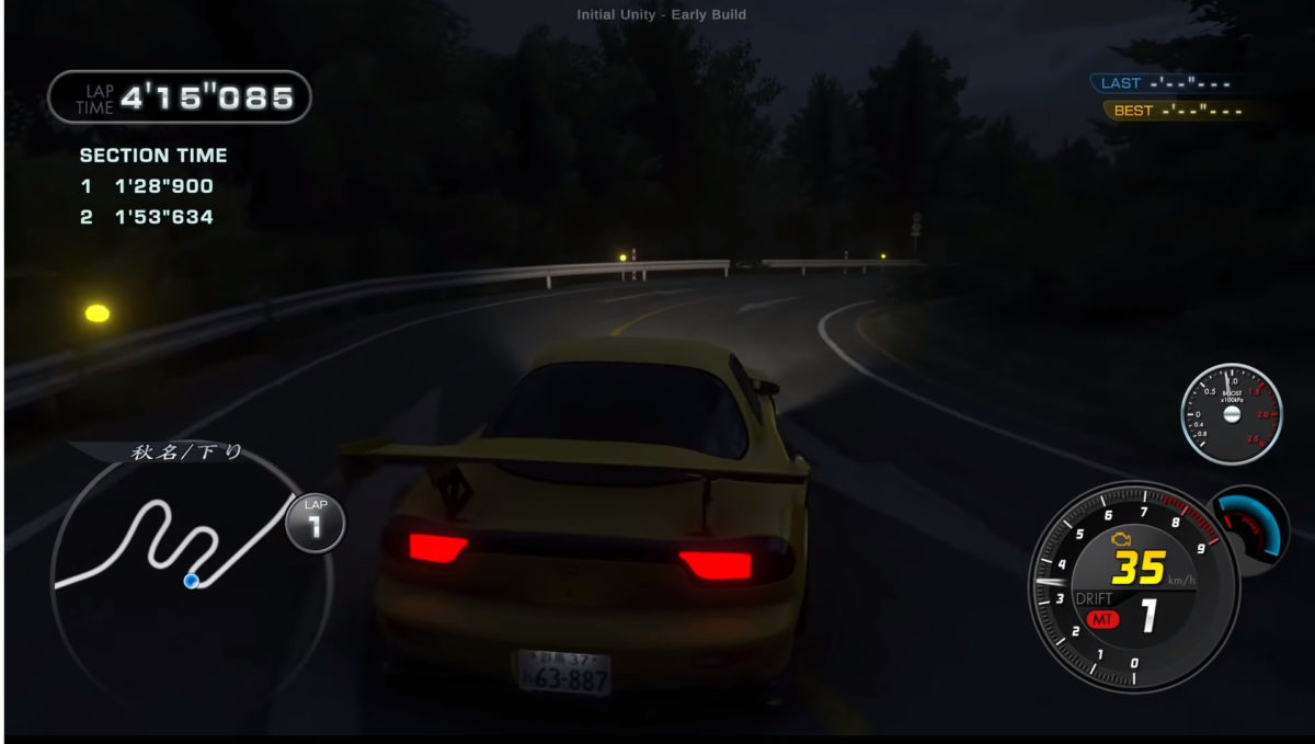 手感激似街機 《頭文字 D 》同人遊戲 《 Initial Unity 》免費下載 - PCM
