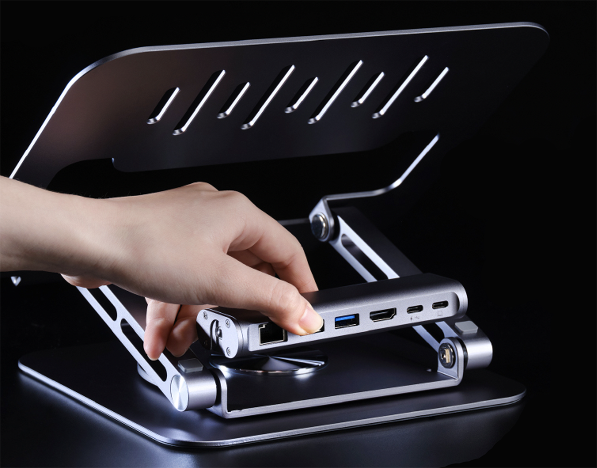 CASA Hub Stand Pro 旋轉支架 + 多功能擴充底座二合一 - PCM