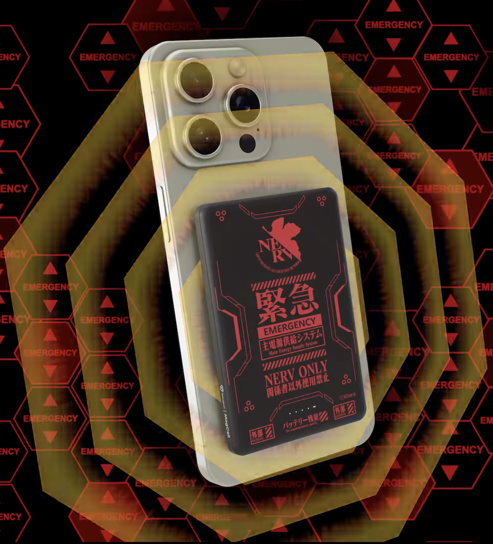 緊急！EVA 聯乘！！EVANGELION MagCell 超薄磁吸無線行動電源 - PCM