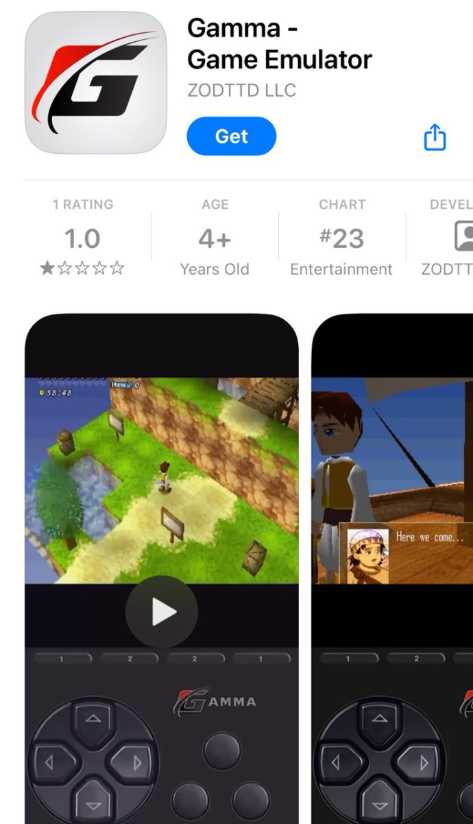 PS1 模擬器登陸 iPhone、iPad Gamma - Game Emulator - PCM