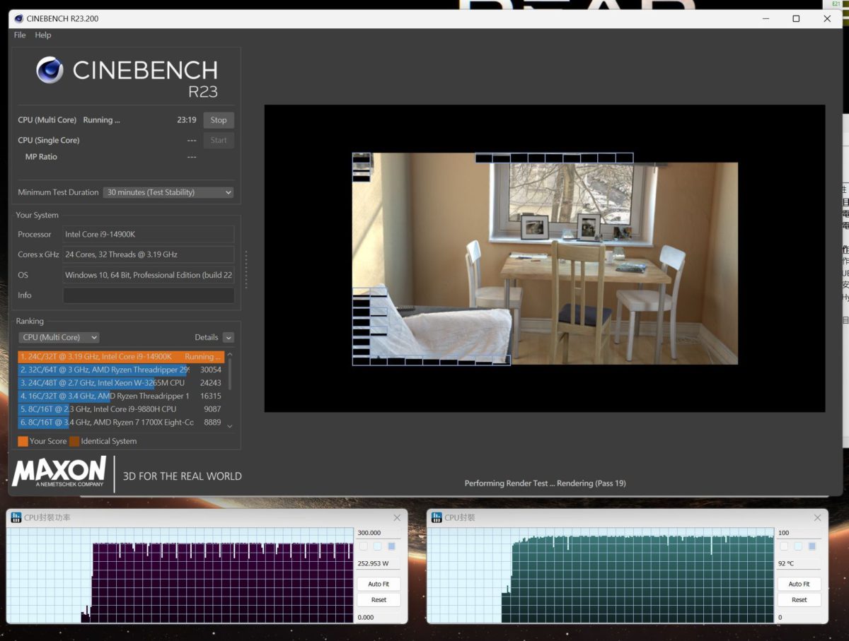 PCCooler RZ820．RT620 Digital 雙塔風冷硬頂 290W 14900K - PCM